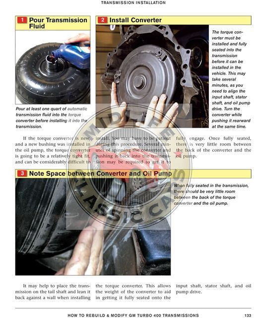 How To Rebuild & Modify Gm Turbo 400 Transmissions (S-A Design ...