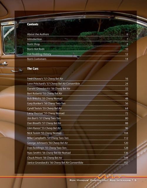 Chevy Tri-Five Custom Interiors (Ron Mangus' Custom Hot Rod Interiors ...