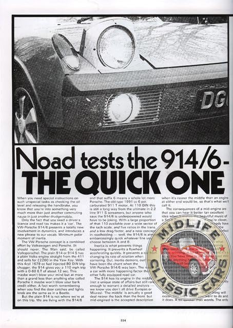 Porsche 914-Ultimate Portfolio | Midlife Classic Cars ...