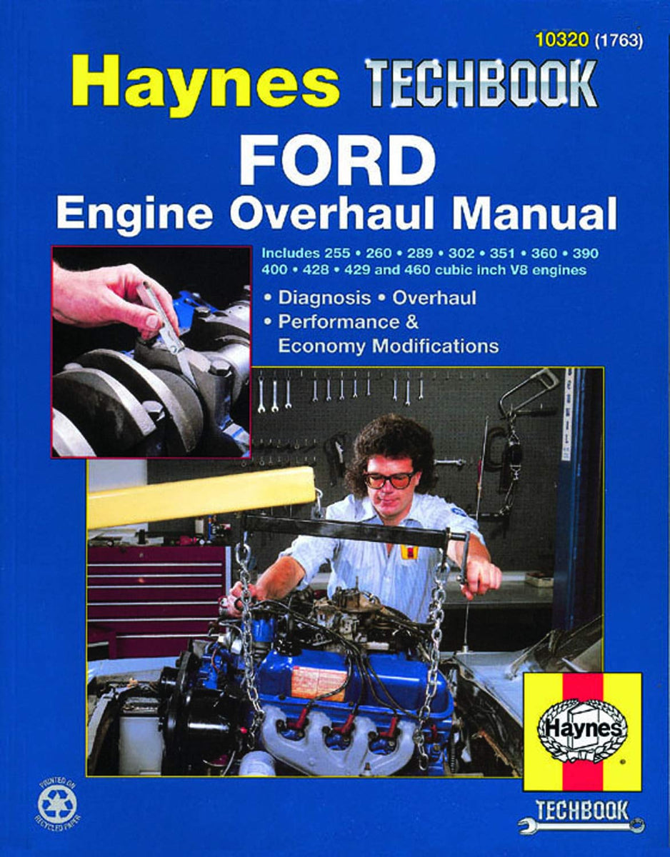 Ford Engine Overhaul Manual Haynes & How to Build Max Performance 351 ...