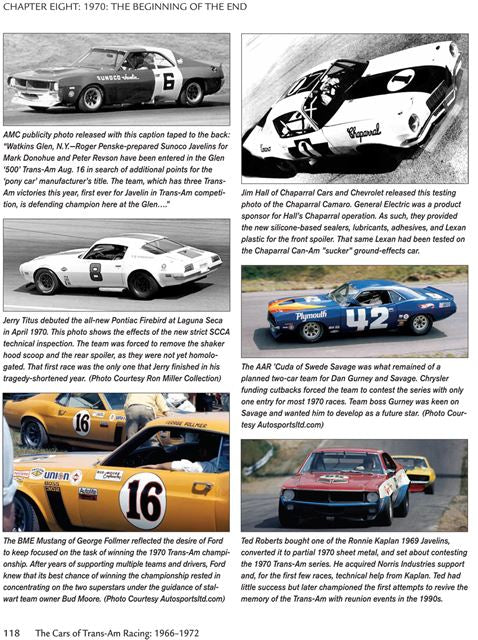 The Cars Of Trans-Am Racing: 1966-1972 | Midlife Classic Cars ...