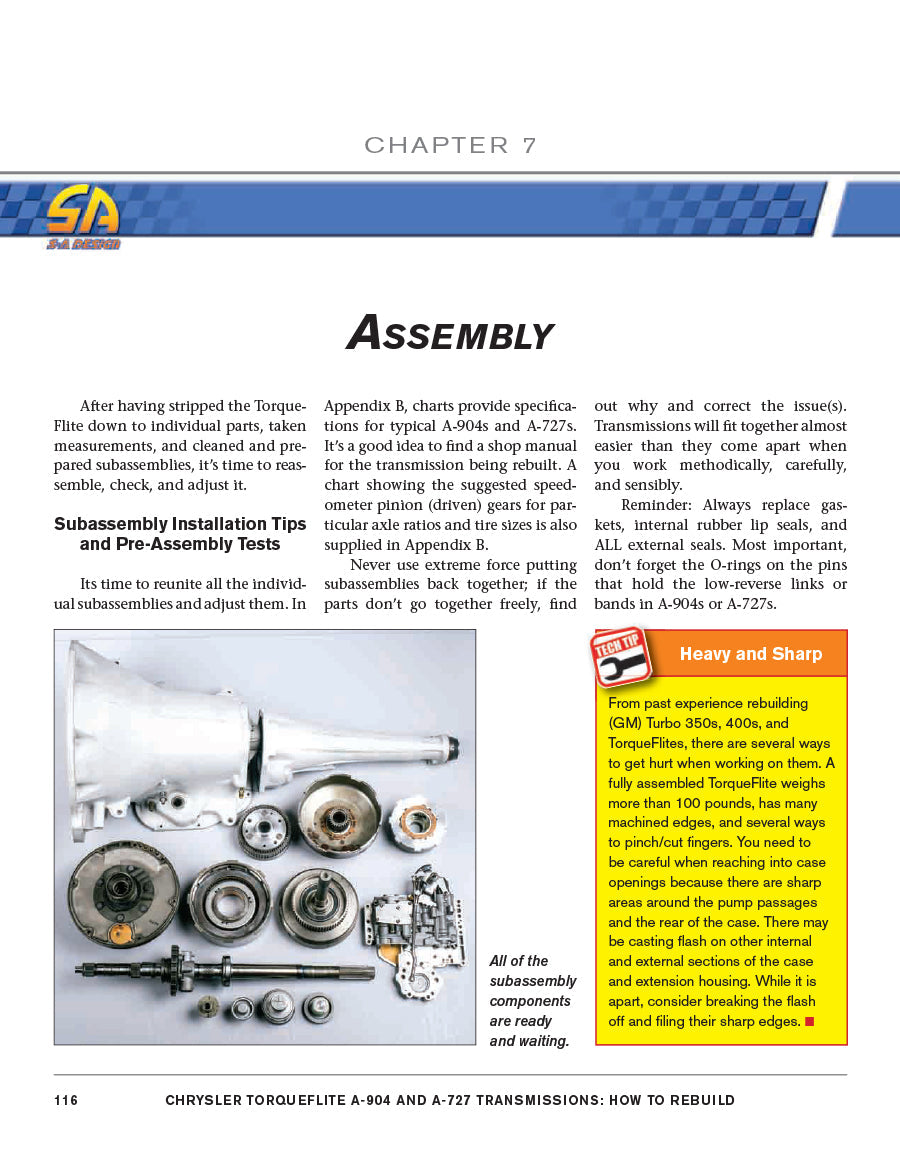 Chrysler Torqueflite A-904 & A-727 Transmissions: How To Rebuild ...