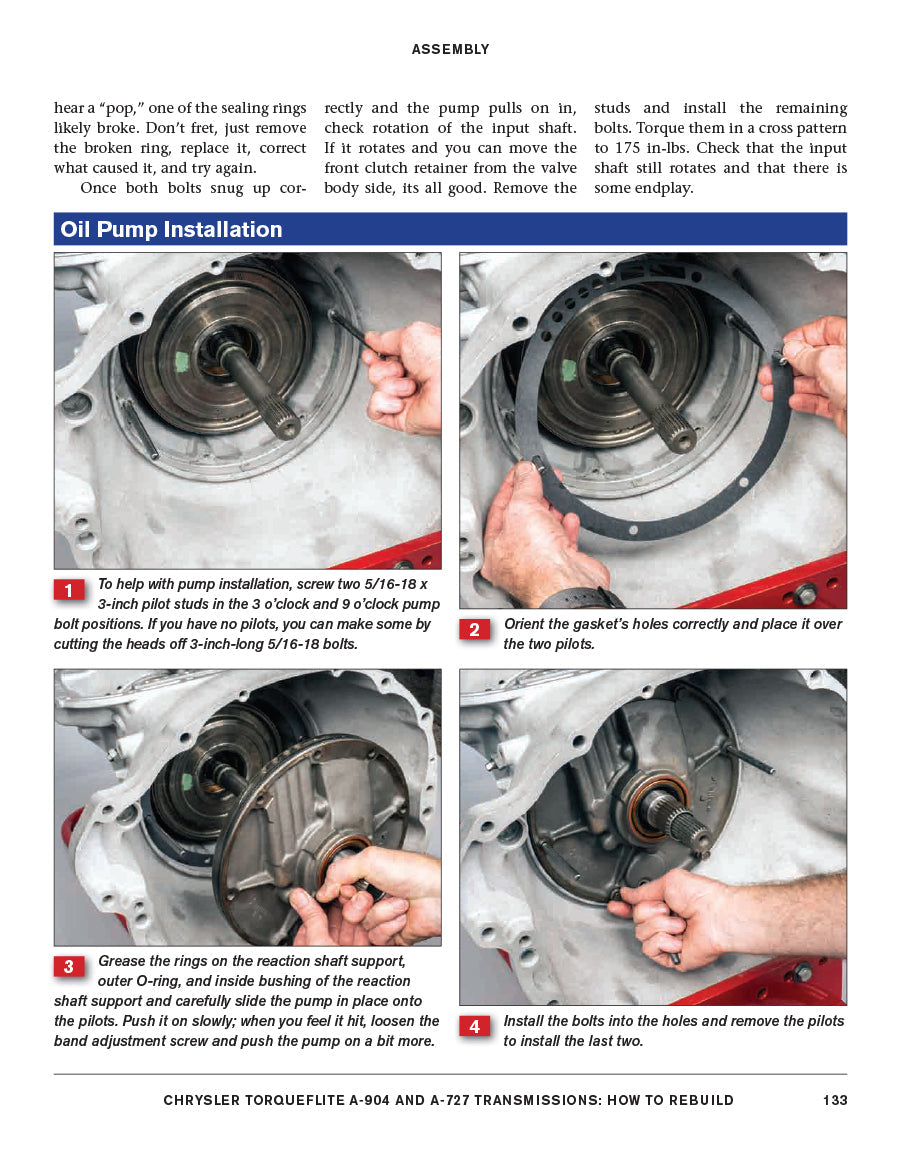Chrysler Torqueflite A-904 & A-727 Transmissions: How To Rebuild ...