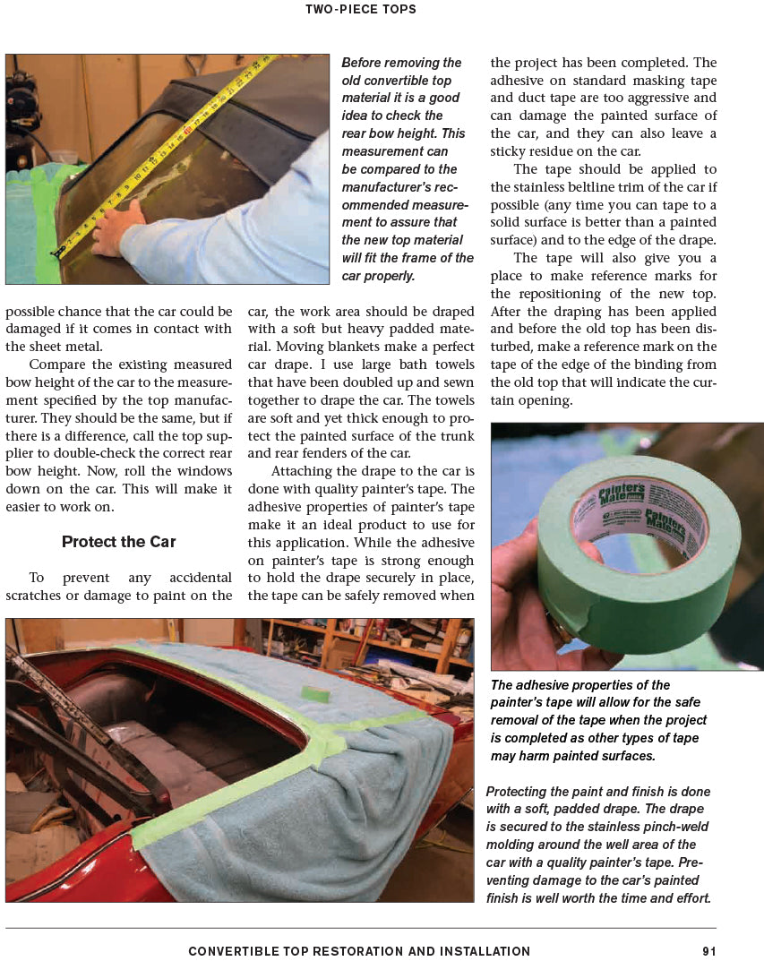 Convertible Top Restoration and Installation – MidlifeClassicCars.com