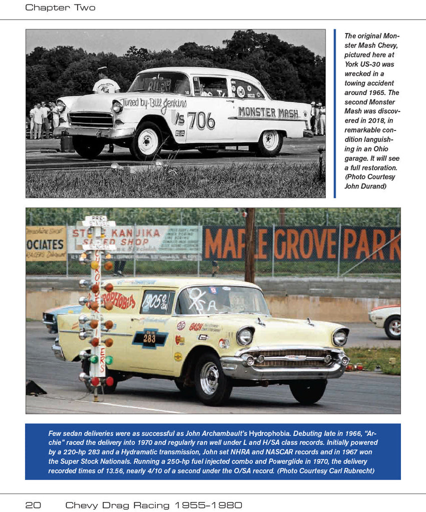 CHEVY DRAG RACING 1955-1980: A CELEBRATION OF BOWTIE'S SUCCESS AT THE ...