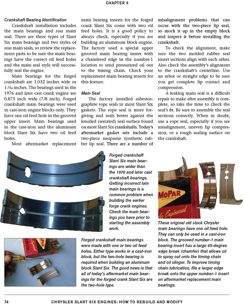 Chrysler Slant Six Engines: How to Rebuild and Modify ...