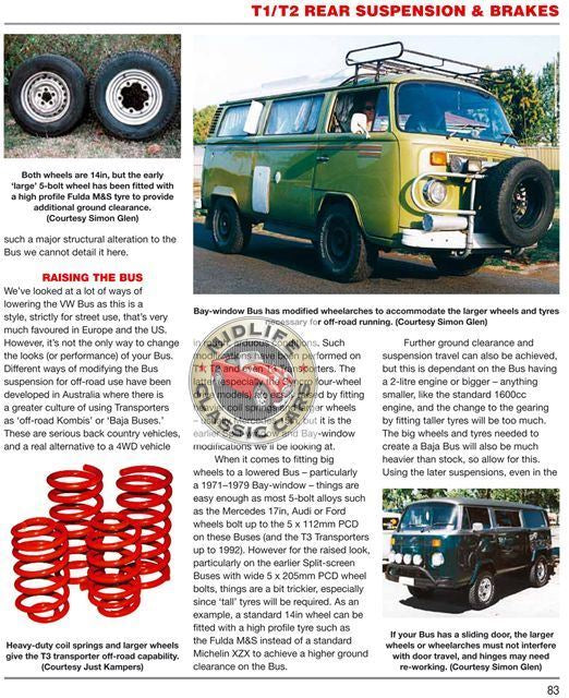 Volkswagen Bus Modify Suspension Brakes Chassis For High Performance ...