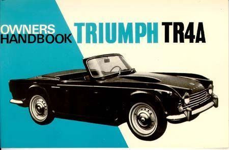 Triumph Tr4A Owner'S Handbook (Official Handbooks) – MidlifeClassicCars.com