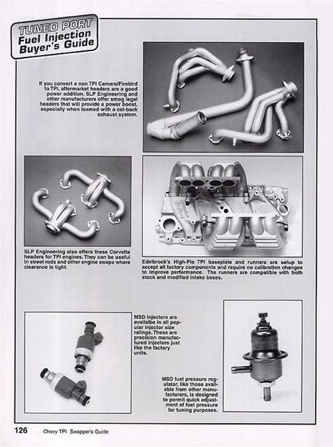 Chevy TPI Fuel Injection Swapper's Guide (S-A Design ...