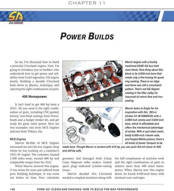 Ford 351 Cleveland Engines: How To Build For Max Performance ...