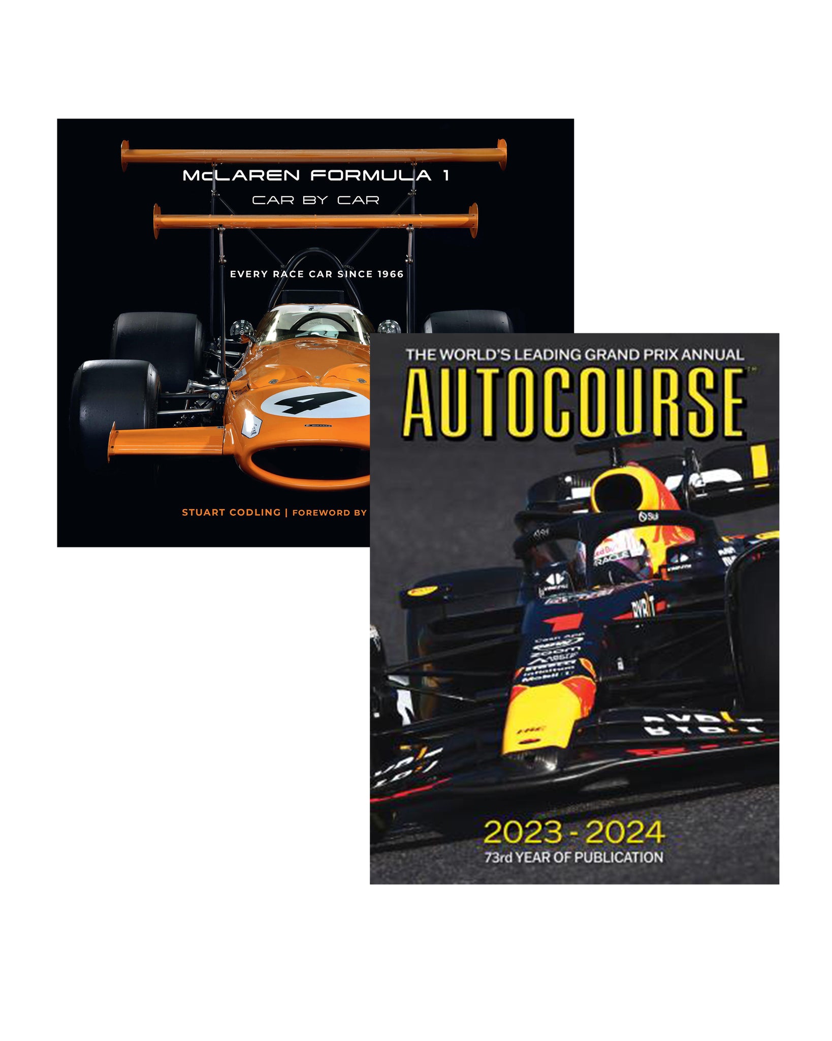 McLaren Formula 1 Car by Car & AUTOCOURSE 2023-2024 ANNUAL 2 Book Set ...