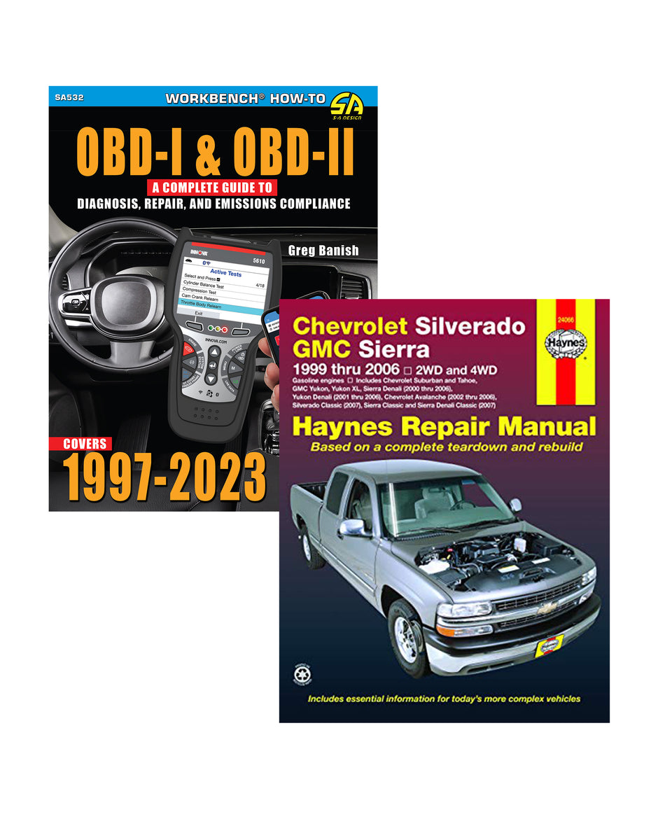 OBD-I & OBD-II Guide & Chevrolet Silverado GMC Sierra Pick-ups 2 Book ...
