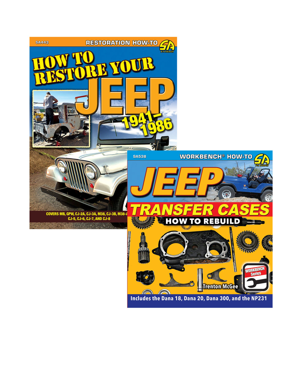 Jeep How To: Rebuild Transfer Cases & Restore 1941–1986 2 Book Set ...