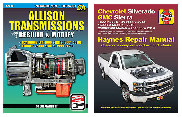 Chevrolet Silverado and GMC Sierra & Allison Transmissions Rebuild Box ...