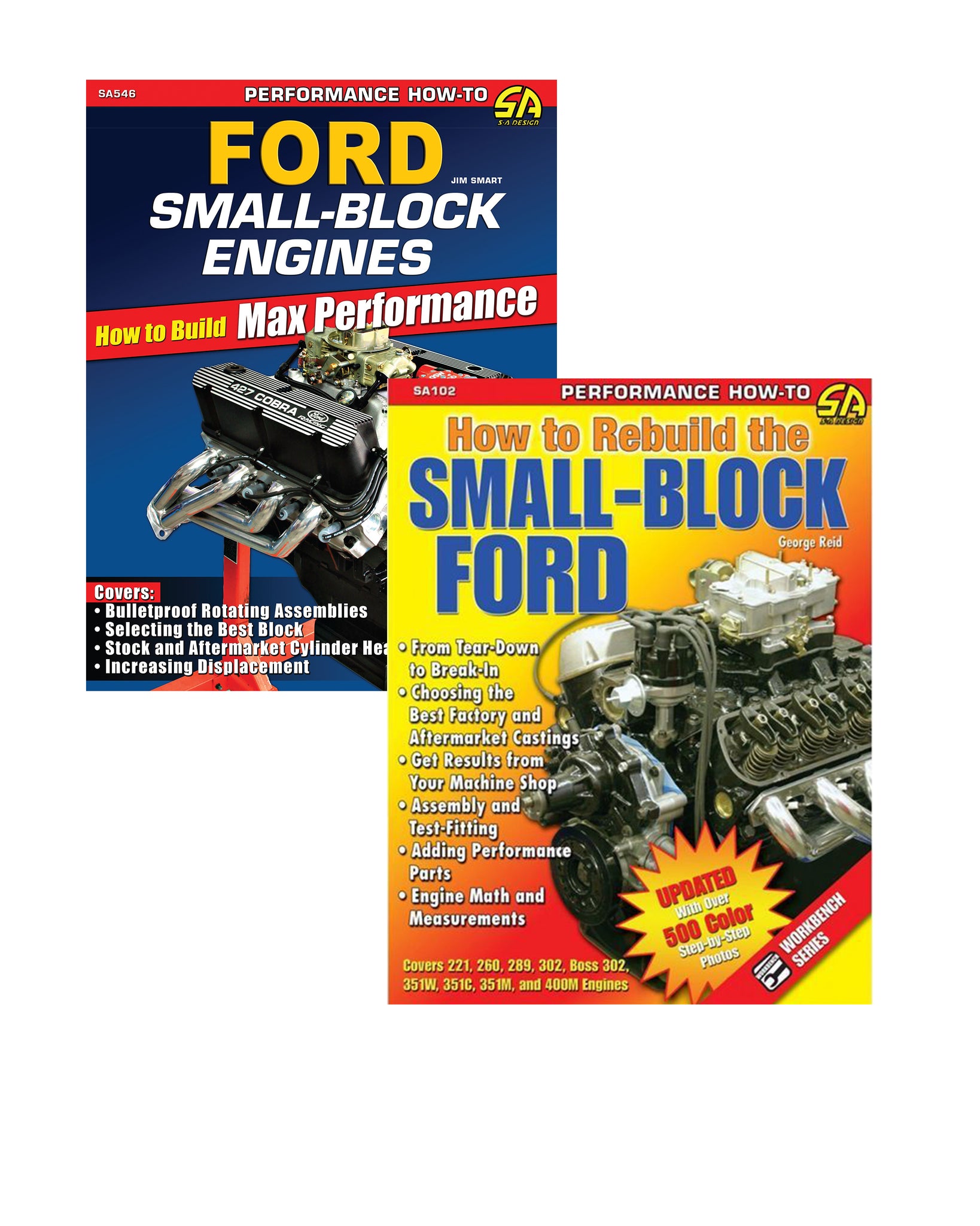 Ford Small-Block Engines: How to Build & Rebuild 2 Book Set ...