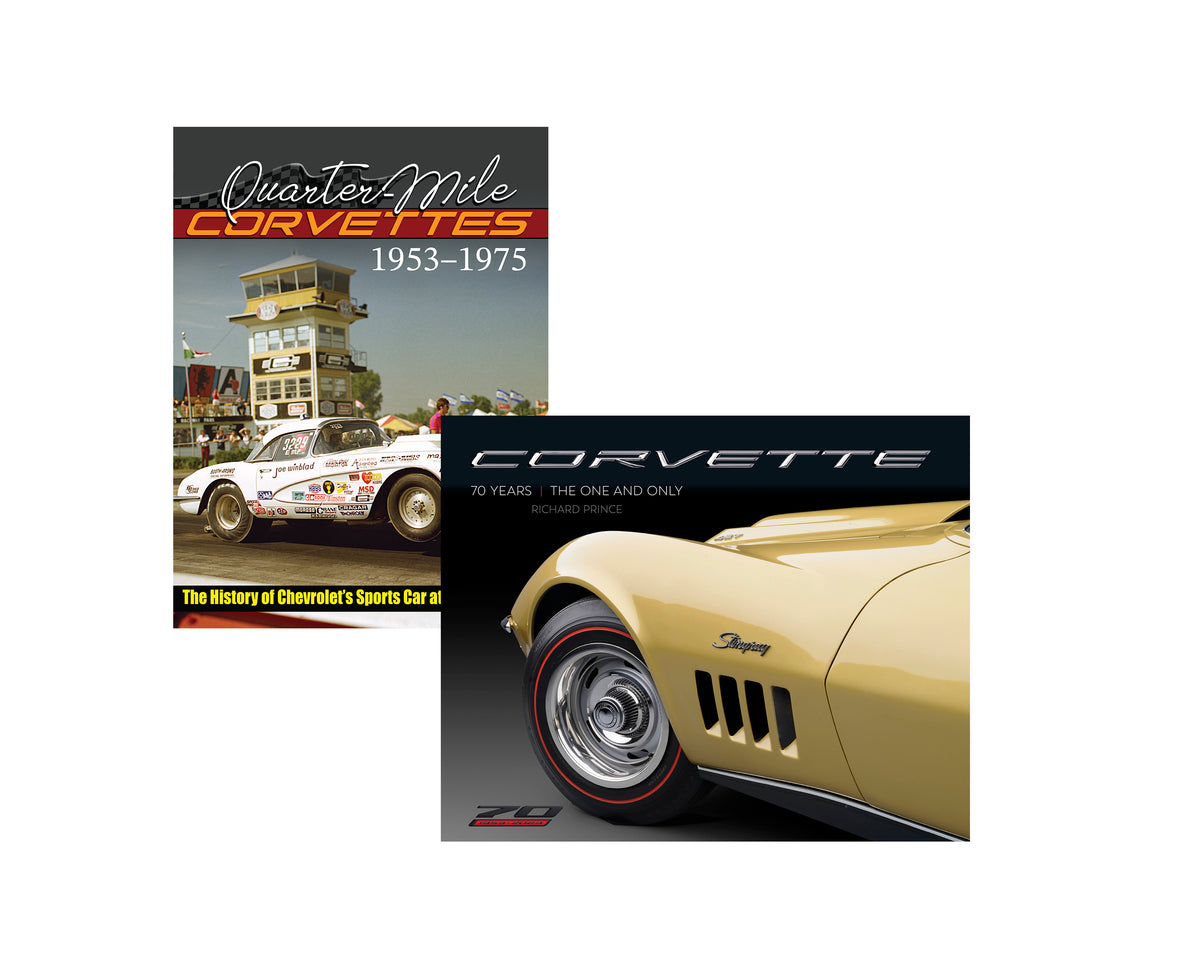 Quarter-Mile Corvettes & Corvette 70 Years 2 Book Set ...