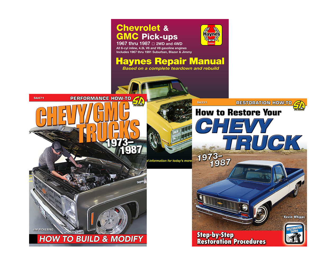 Chevy & GMC Truck Build, Modify, & Restoration 3 Book Set ...