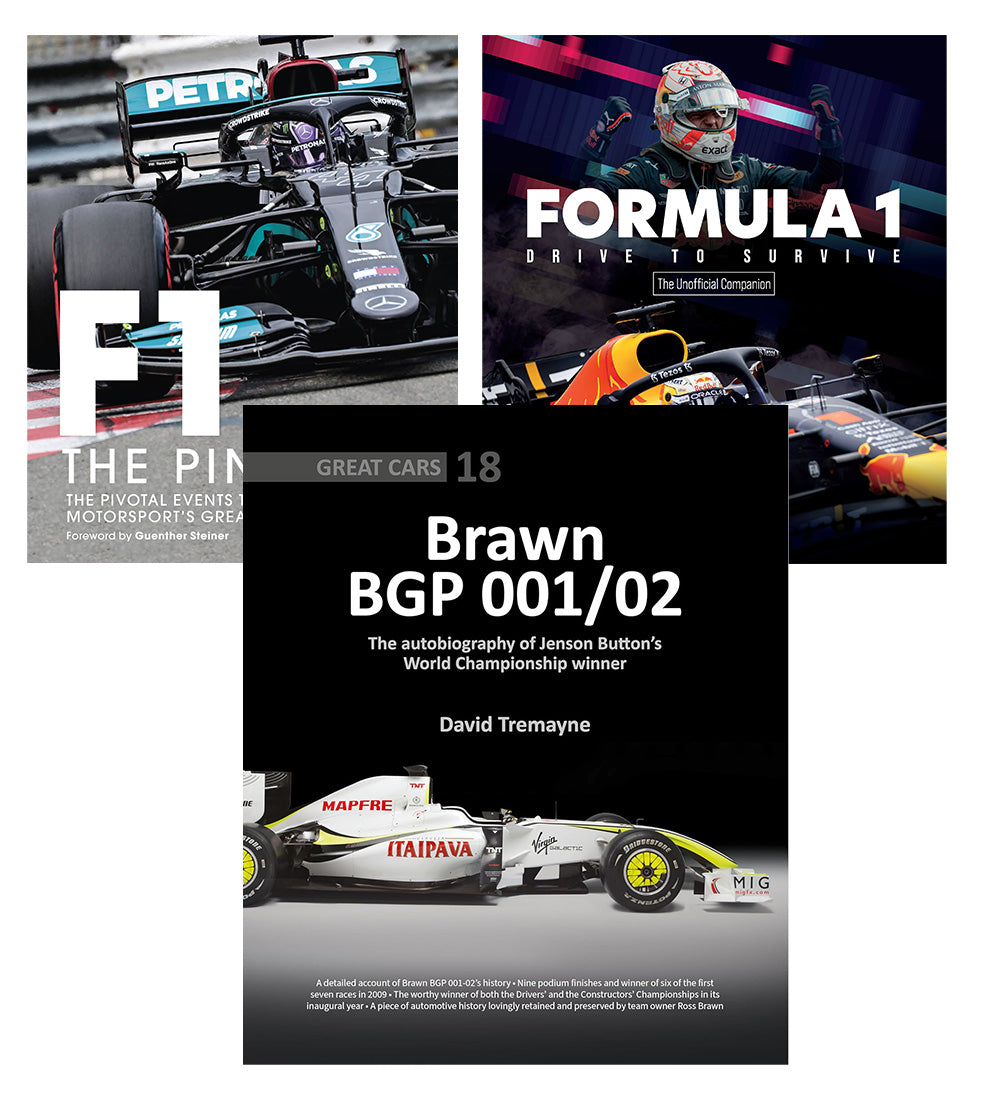 Formula 1: Brawn BGP 001/02, The Pinnacle & Drive to Survive 3 Book ...