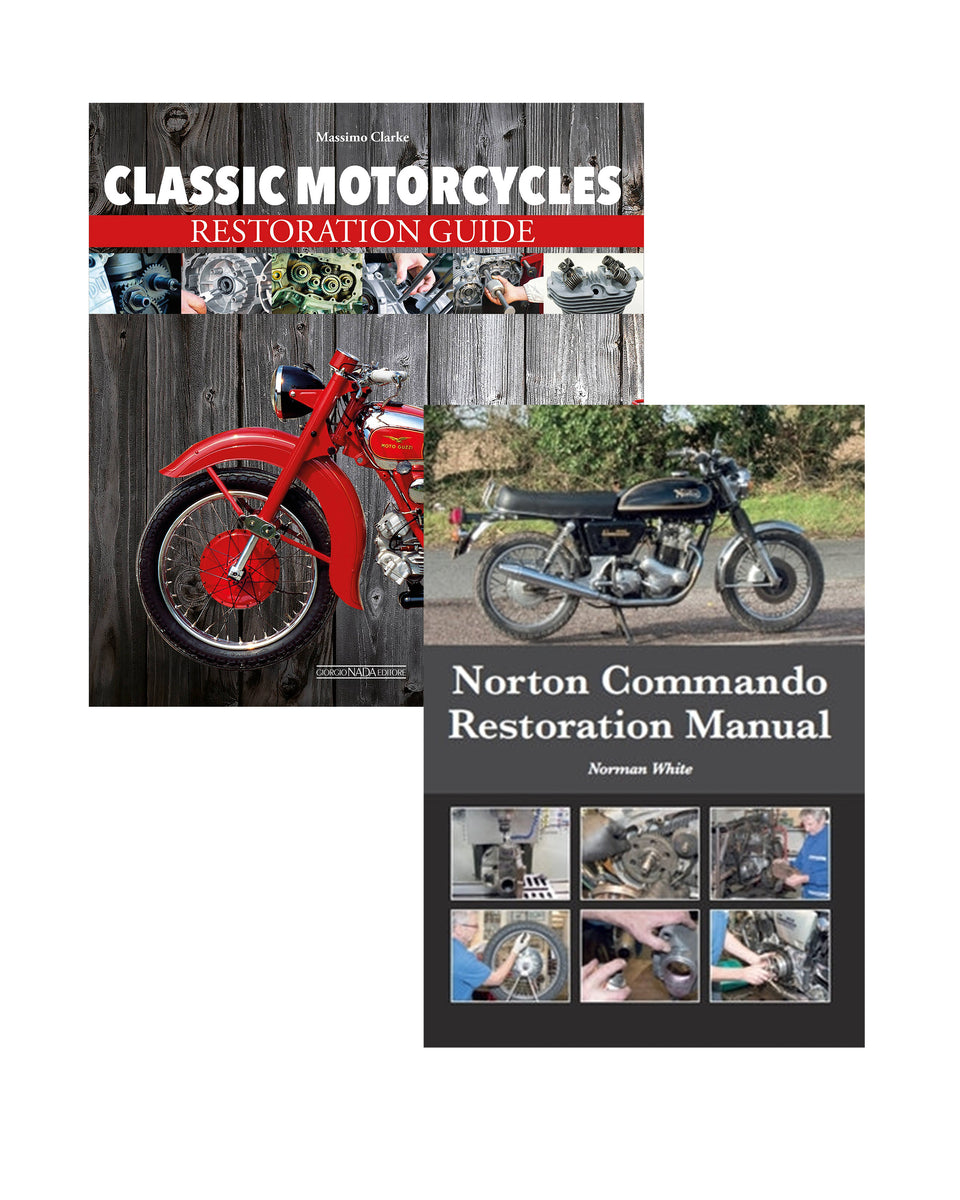 Classic Motorcycles & Norton Commando Restoration Manual 2 Book Set ...