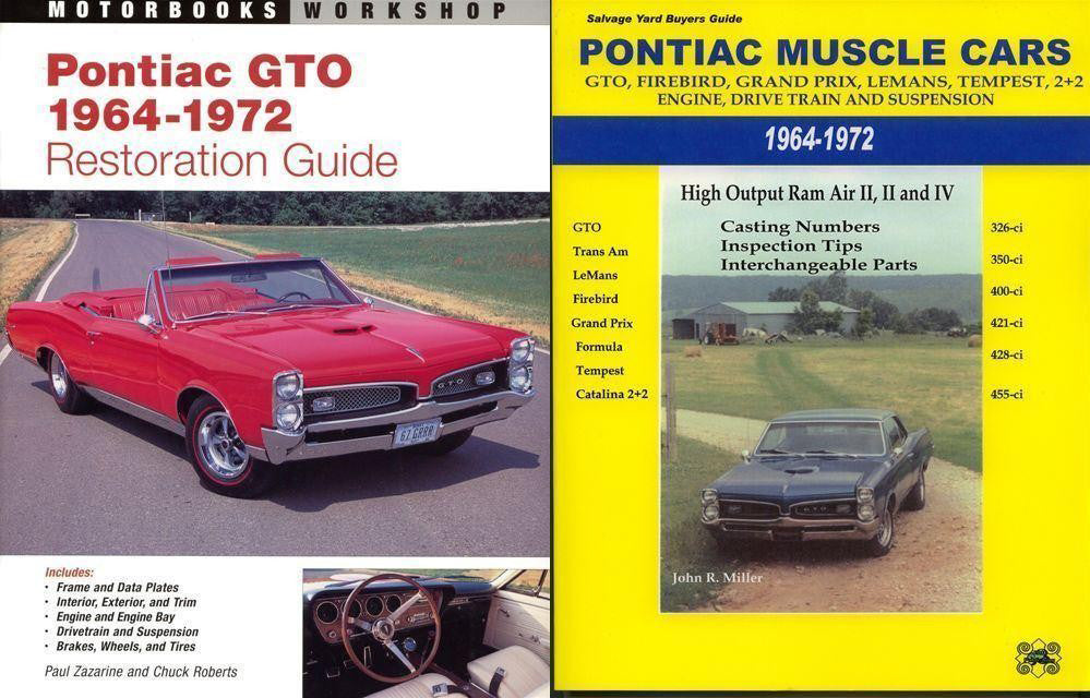 Pontiac GTO Restoration Guide & Interchange Guide 1964-1972 BOX SET ...