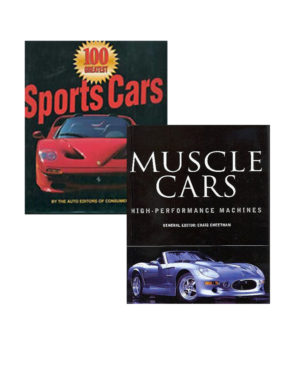 100 Greatest Sports Cars & Muscle Cars 2 Book Set USED ...