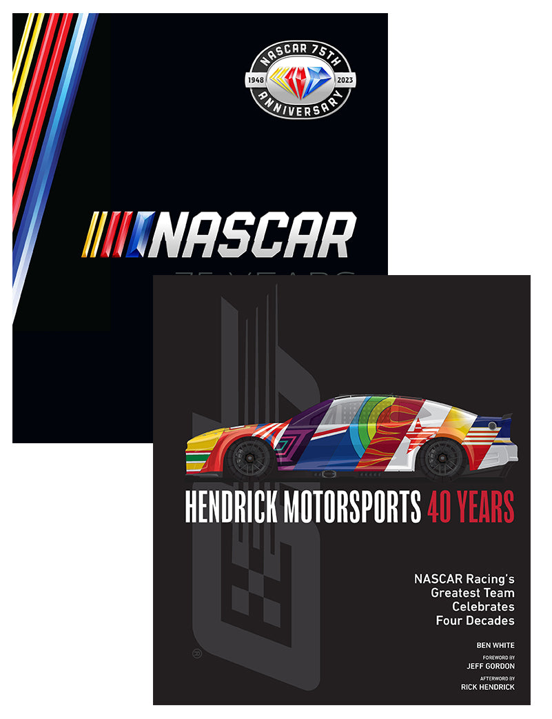 Hendrick Motorsports 40 Years & NASCAR 75 Years 2 Book Set ...